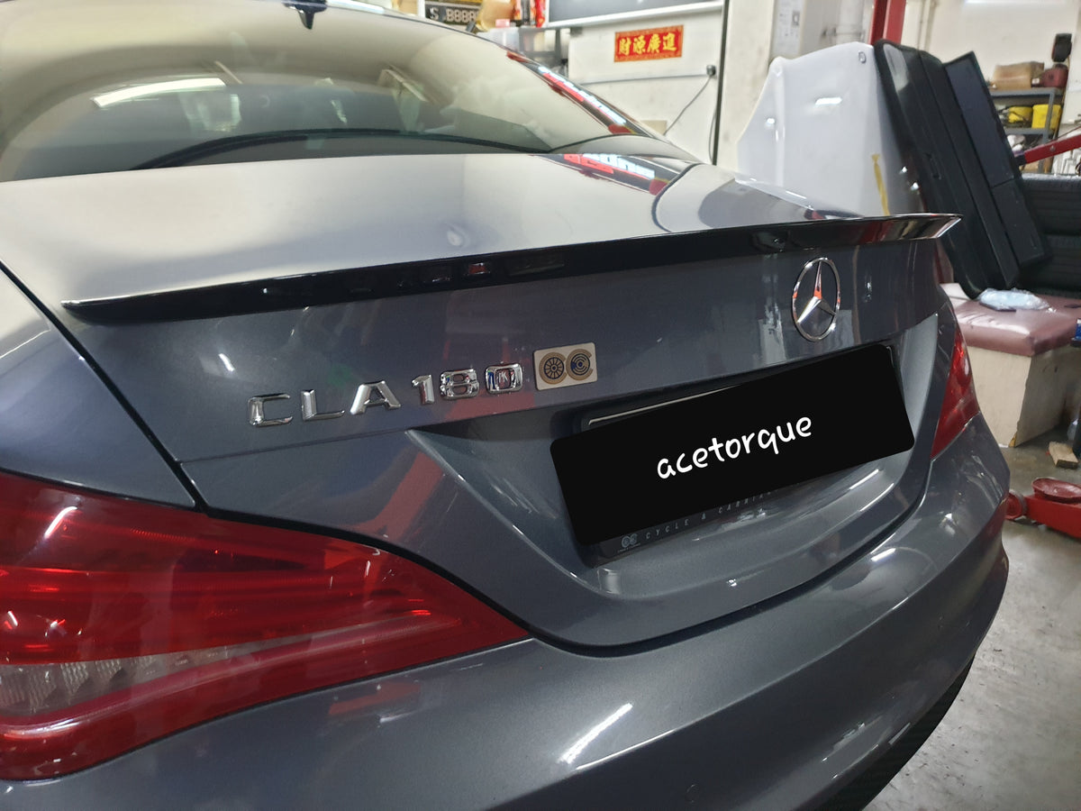 Mercedes CLA C117 C118 Boot Spoiler Lip – Acetorque Car Accessories